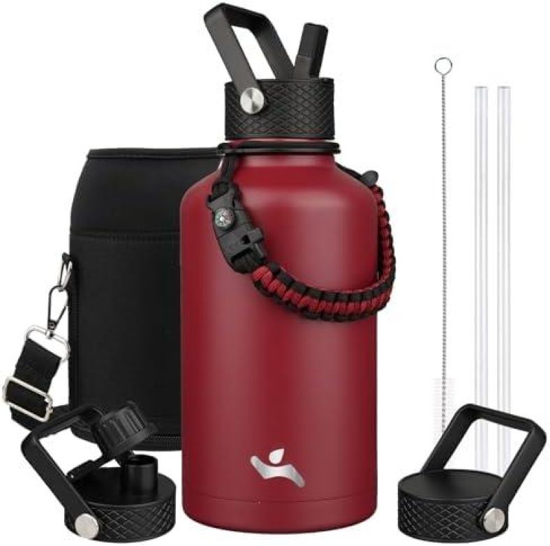 Ultimate Hydration Companion: Konokyo 64oz Insulated Water Bottle ...