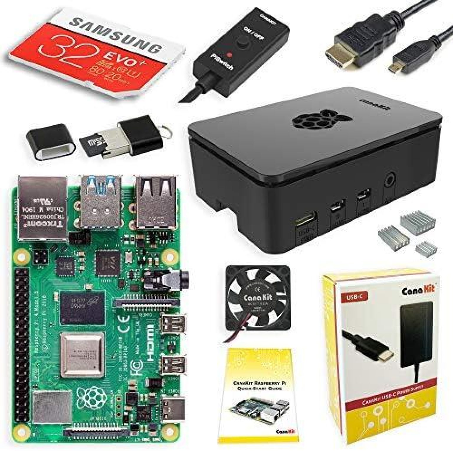 Experience the Future: CanaKit Raspberry Pi 4 4GB Starter PRO Kit ...